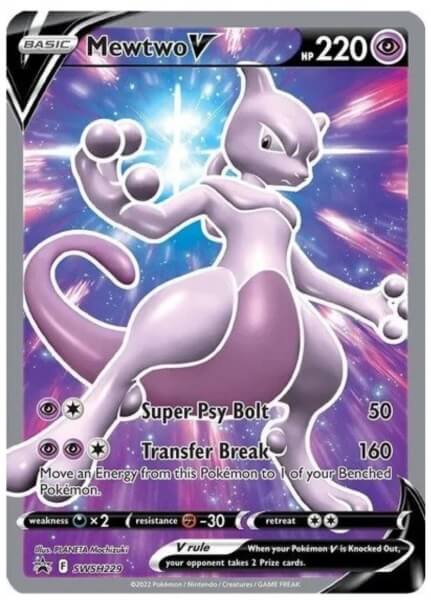 Veselý drak | Pokémon Go karta Mewtwo V Full Art