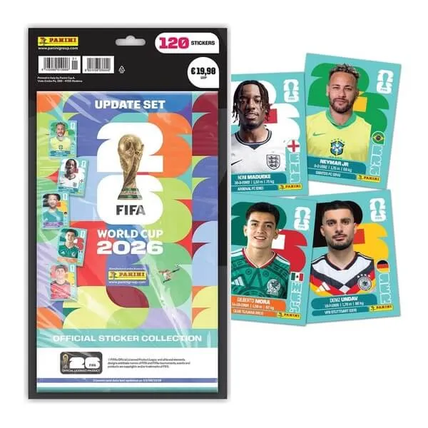 Veselý drak | Fotbalové samolepky Panini FIFA World Cup 2026 Update Set